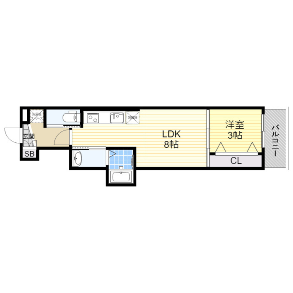 SK TRUST BLD 大阪府大阪市北区南森町2丁目 (8.8万円／1LDK (洋室3 LDK8)／27.39㎡)｜賃貸物件(賃貸マンション・アパート・一戸建て)の住宅情報・お部屋探しなら ...