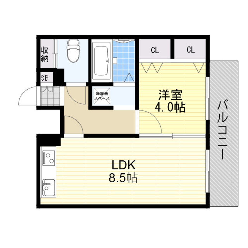 ロマネスク天神ノ森 大阪府大阪市西成区岸里東1丁目 (6.4万円／1LDK／37.52㎡)｜賃貸物件(賃貸マンション・アパート・一戸建て)の住宅情報・お部屋探しならYahoo!不動産