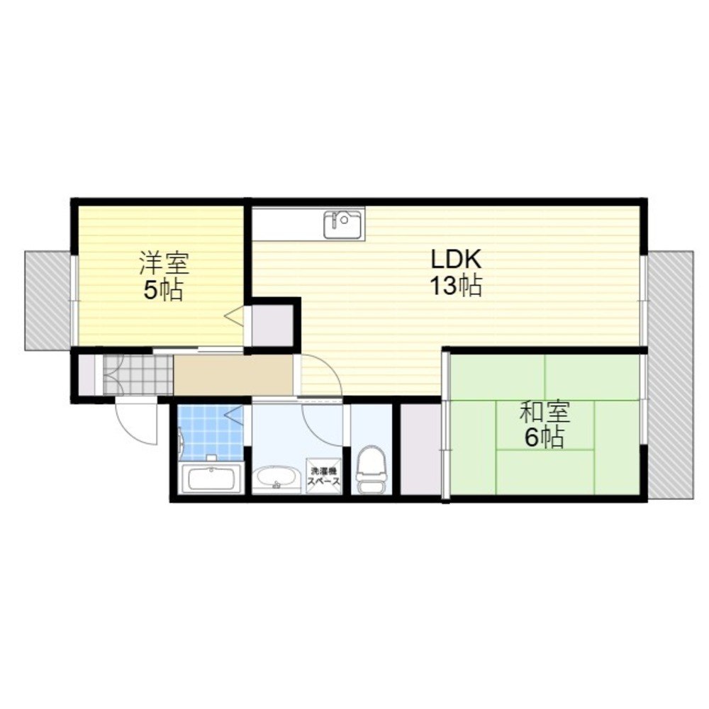 国際文化公園都市モノレール 豊川駅 地上2階建て 築38年 大阪府箕面市小野原東3丁目 (7.6万円／2LDK／54.8㎡)｜賃貸物件(賃貸マンション・アパート・一戸建て)の住宅情報・お ...
