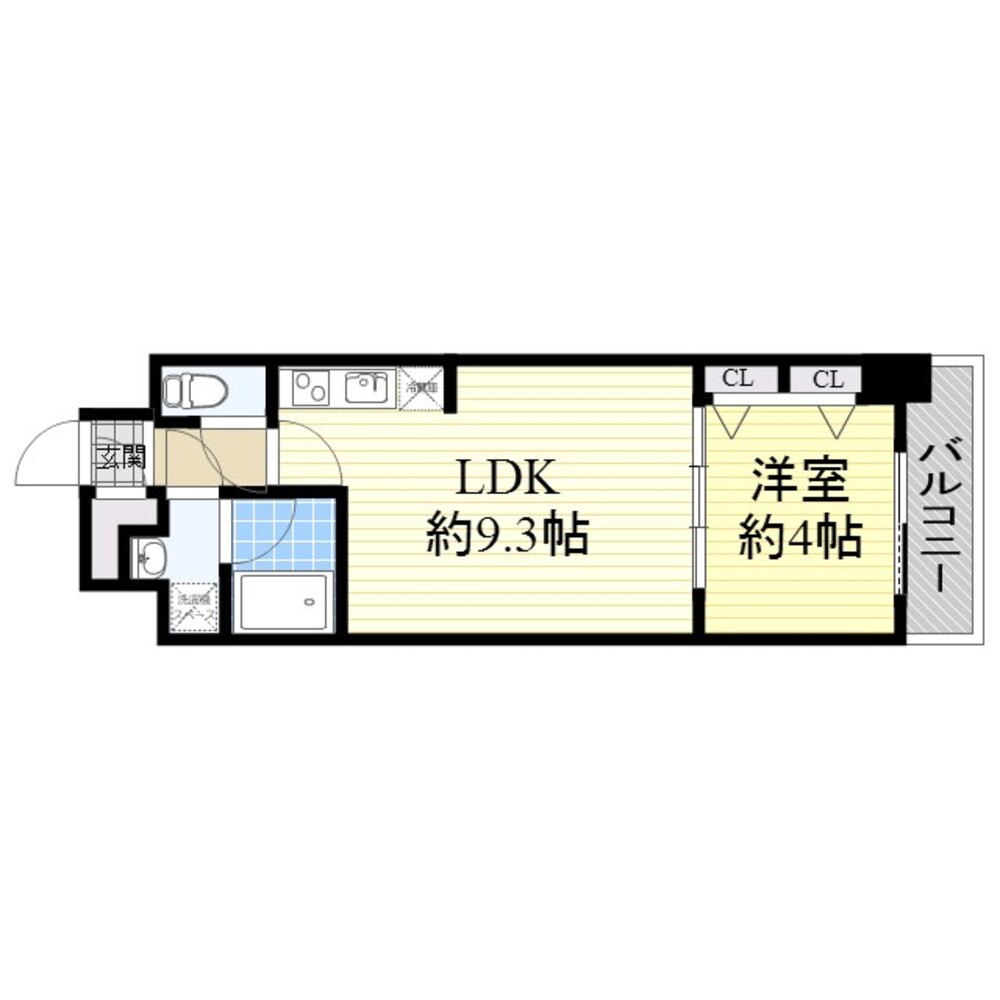 スプランディッド淀屋橋DUE 大阪府大阪市中央区淡路町2丁目 (11.1万円／1LDK (洋室4 LDK9.3)／32.68㎡)｜賃貸物件(賃貸マンション・アパート・一戸建て)の住宅情報・お ...