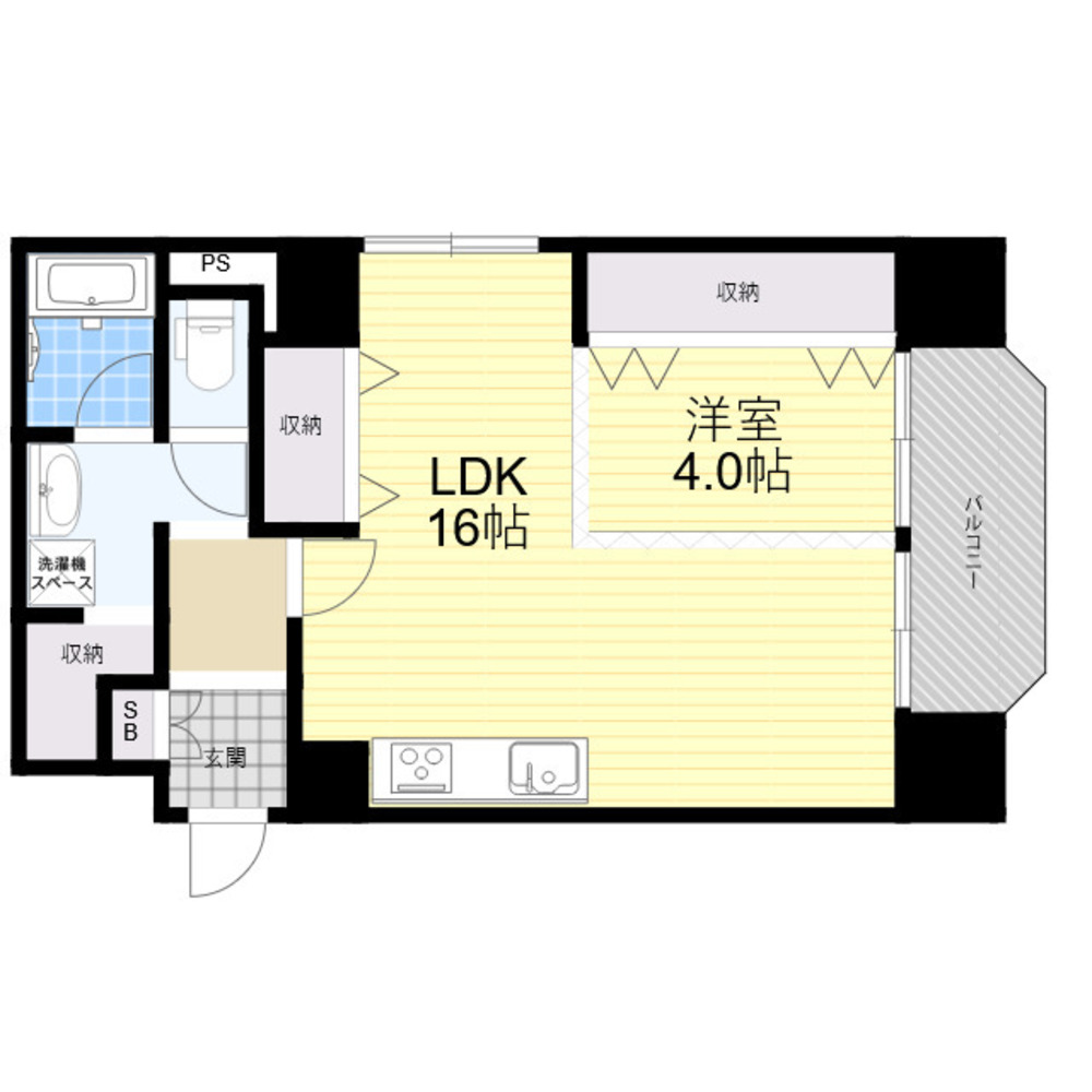 ハイツ本町 大阪府大阪市西区西本町1丁目 (11万円／1LDK (洋室4.4 LDK16)／51.03㎡)｜賃貸物件(賃貸マンション・アパート・一戸建て)の住宅情報・お部屋探しならYahoo!不動産