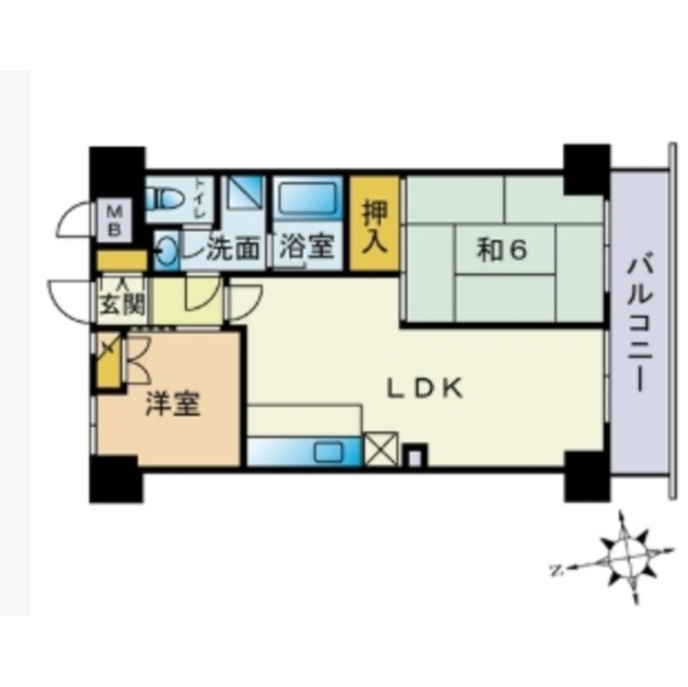 福岡市地下鉄空港線 大濠公園駅 地上13階建て 築41年 福岡県福岡市中央区荒戸2丁目 (8.2万円／2LDK／47.05㎡)｜賃貸物件(賃貸マンション・アパート・一戸建て)の住宅情報・お ...