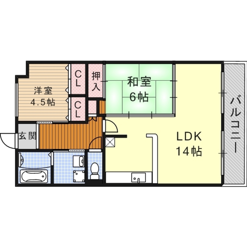 名古屋臨海高速鉄道あおなみ線 荒子川公園駅 地上8階建て 築26年 愛知県名古屋市港区築盛町 (6.5万円／2LDK／65.22㎡)｜賃貸物件(賃貸マンション・アパート・一戸建て)の住宅情報 ...