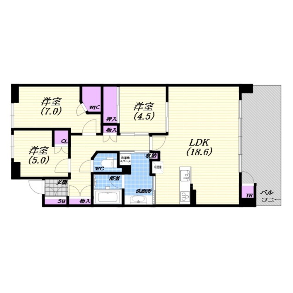 ジオ芦屋楠町 兵庫県芦屋市楠町 (12万円／3LDK (洋室4.5 洋室5 洋室7 LDK18.6)／82.87㎡)｜賃貸物件(賃貸マンション・アパート・一戸建て)の住宅情報・お部屋探しなら ...
