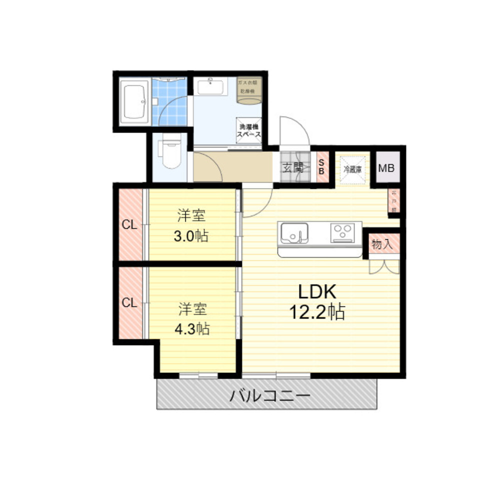 アーバネックス塚口 兵庫県尼崎市塚口町1丁目 (15.75万円／2LDK／51㎡)｜賃貸物件(賃貸マンション・アパート・一戸建て)の住宅情報・お部屋探しならYahoo!不動産