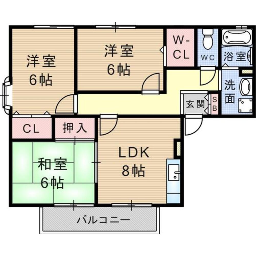 ワープリー 兵庫県尼崎市上ノ島町2丁目 (7.2万円／3LDK (和室6 洋室6 洋室6 LDK10)／63.86㎡)｜賃貸物件(賃貸マンション・アパート・一戸建て)の住宅情報・お部屋探しなら ...