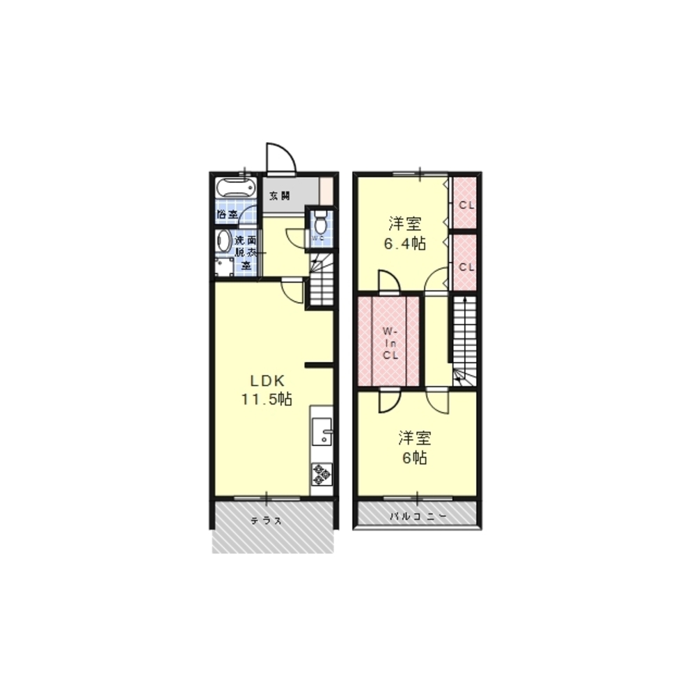 ブランシェ・ア・ミュー 愛知県名古屋市昭和区広路本町5丁目 (13.2万円／2LDK (洋室6 洋室6.4 LDK11.5)／66.24㎡)｜賃貸物件(賃貸マンション・アパート・一戸建て)の ...