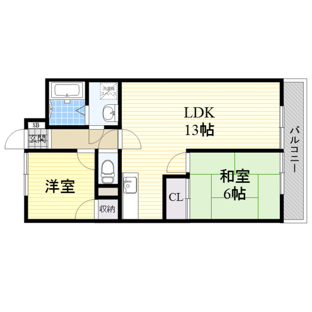 ルナ我孫子 大阪府大阪市住吉区我孫子東2丁目 (7.1万円／2LDK (和室6 洋室5 LDK13)／55㎡)｜賃貸物件(賃貸マンション・アパート・一戸建て)の住宅情報・お部屋探しなら ...