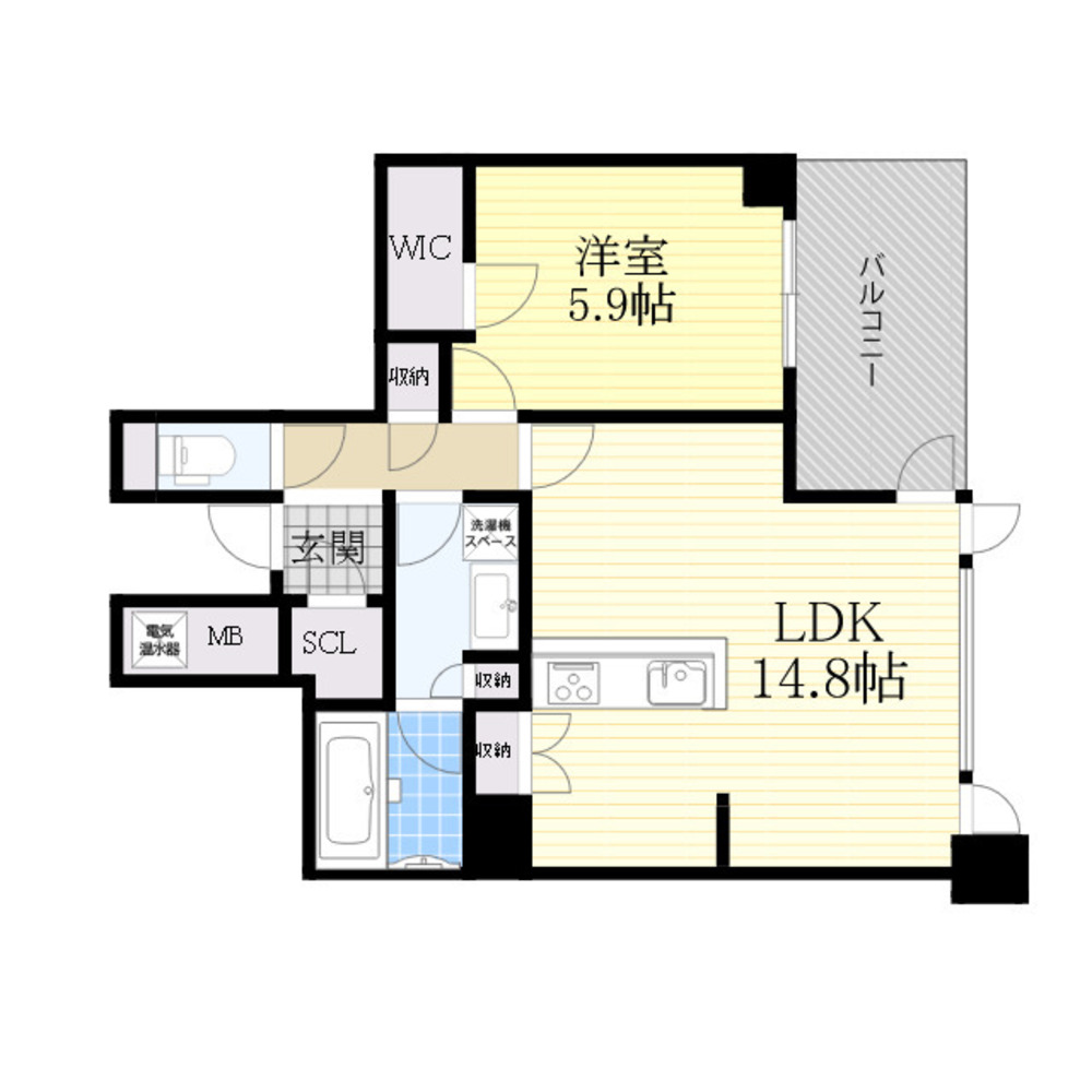 シエリアタワー千里中央 大阪府豊中市新千里東町1丁目 (19万円／1LDK (洋室5.9 LDK14.8)／53.24㎡)｜賃貸物件(賃貸マンション・アパート・一戸建て)の住宅情報・お部屋探し ...