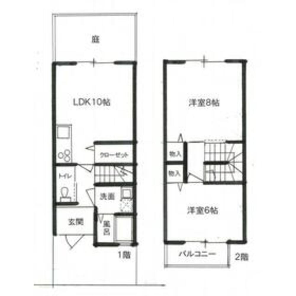 京阪本線 御殿山駅 地上2階建て 築23年 大阪府枚方市渚西1丁目 (6.5万円／2LDK (洋 8・6 LDK 10)／59.89㎡)｜賃貸物件(賃貸マンション・アパート・一戸建て)の住宅 ...