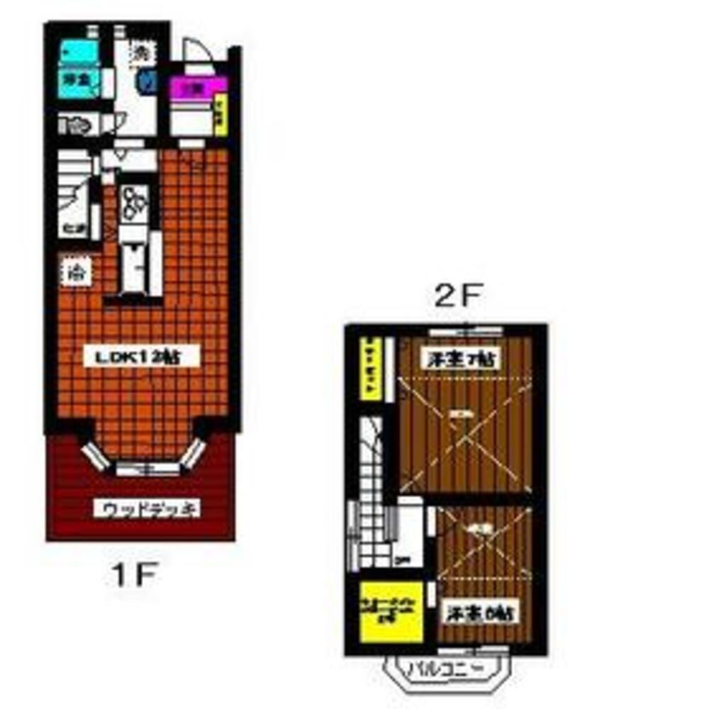 コートボナール 東京都福生市大字熊川 (8.8万円／2LDK (洋 7・6 LDK 13)／66.86㎡)｜賃貸物件(賃貸マンション・アパート・一戸建て)の住宅情報・お部屋探しならYahoo!不動産