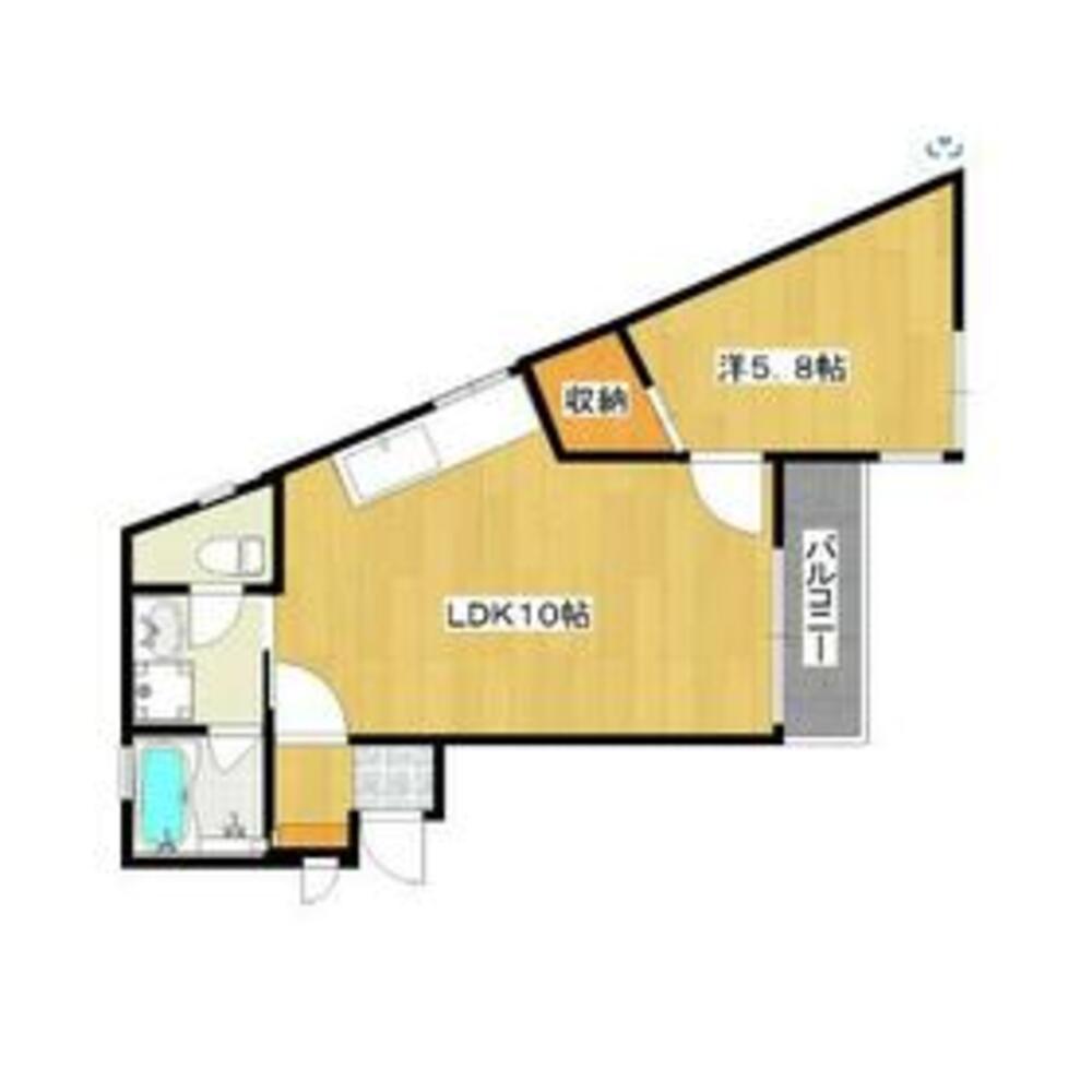鹿児島市電谷山線 武之橋駅 地上5階建て 築15年 鹿児島県鹿児島市甲突町 (5.4万円／1LDK (洋 5.8 LDK 10)／36.5㎡)｜賃貸物件(賃貸マンション・アパート・一戸建て)の ...