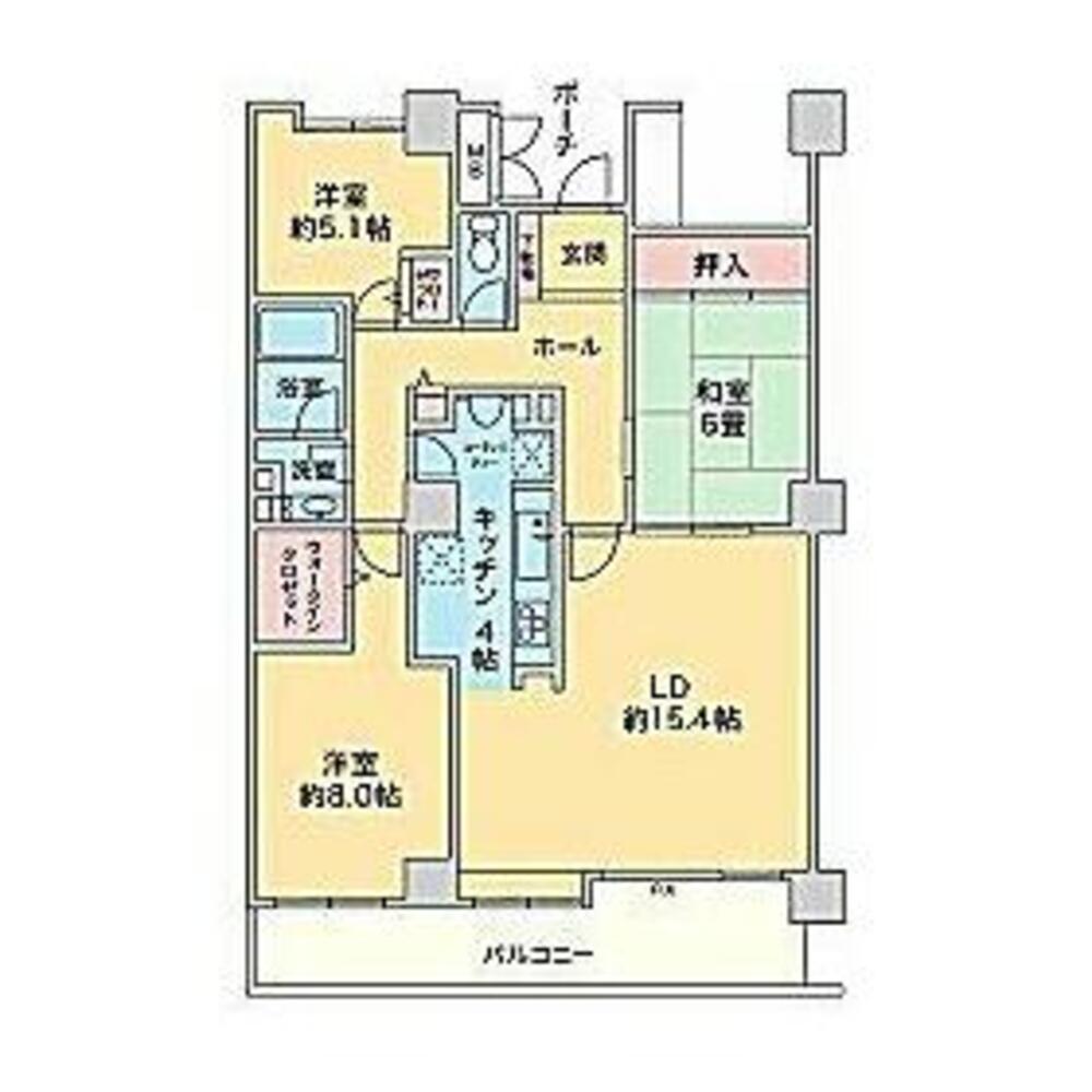 スカイプラザ・ユーカリが丘イーストタワー 千葉県佐倉市ユーカリが丘4丁目 (13万円／3LDK (和室6畳/洋室5畳/洋室7．1畳/LDK12．9畳)／78.97㎡)｜賃貸物件(賃貸マンション ...