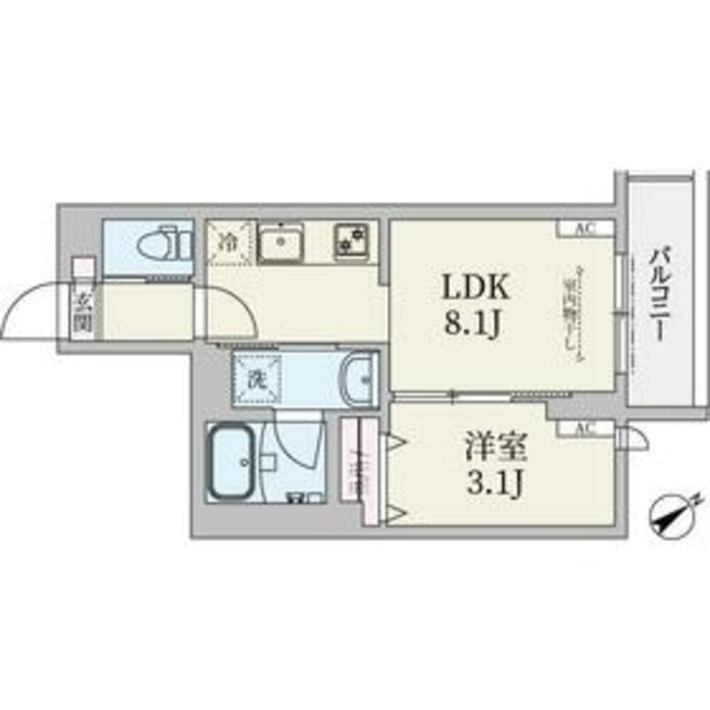TR駒込 東京都北区中里2丁目 (10.8万円／1LDK (洋室3．1 LDK8．1)／27.89㎡)｜賃貸物件(賃貸マンション・アパート・一戸建て)の住宅情報・お部屋探しならYahoo!不動産