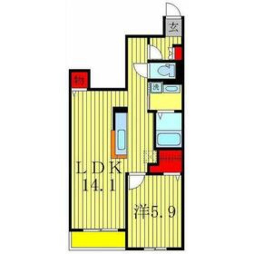 KMエイティーエイト 千葉県松戸市根木内 (7.55万円／1LDK (洋室5．9帖 LDK14．1帖)／48.5㎡)｜賃貸物件(賃貸マンション・アパート・一戸建て)の住宅情報・お部屋探しなら ...
