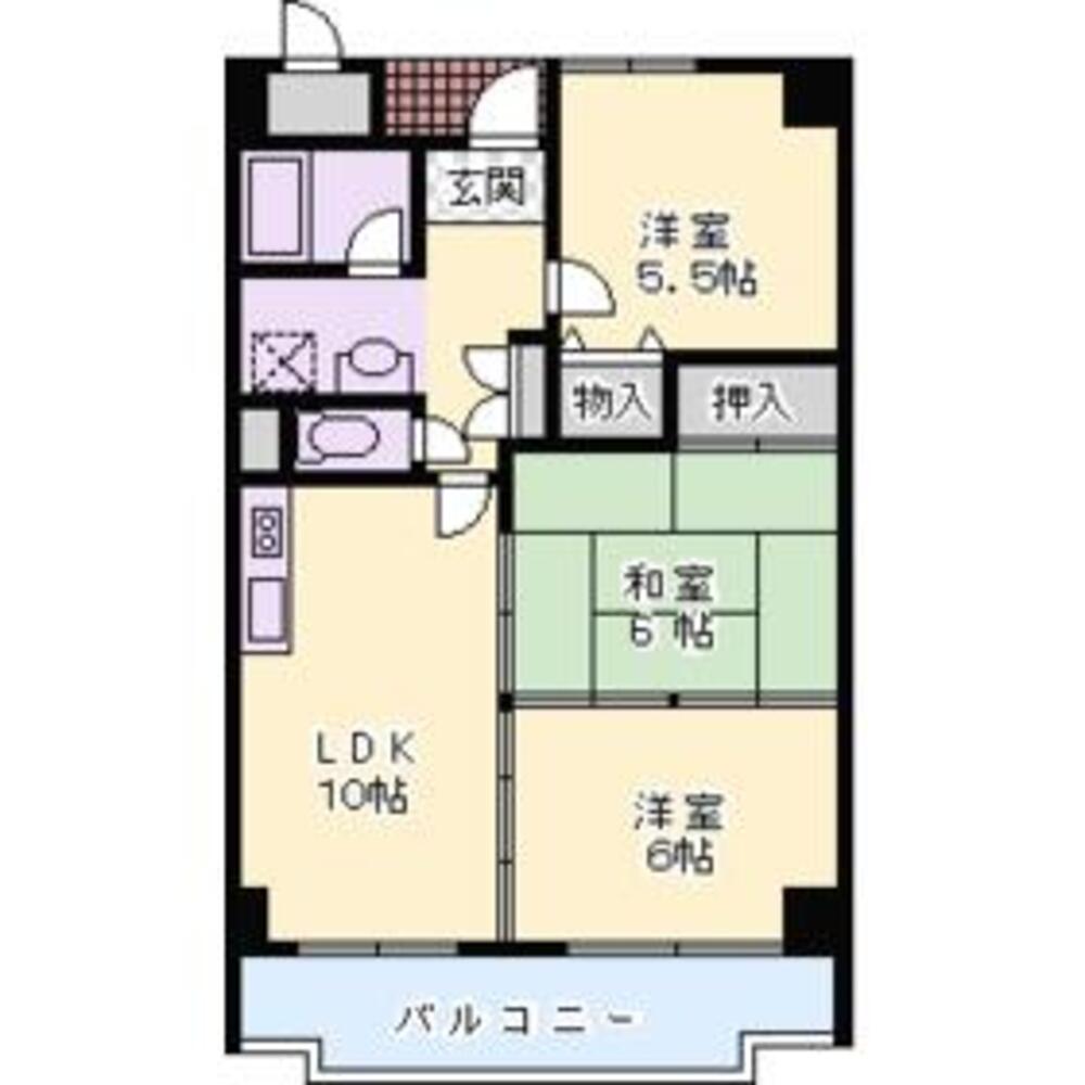 緑地シティハイツ 大阪府吹田市春日1丁目 (8万円／3LDK／60㎡)｜賃貸物件(賃貸マンション・アパート・一戸建て)の住宅情報・お部屋探しならYahoo!不動産