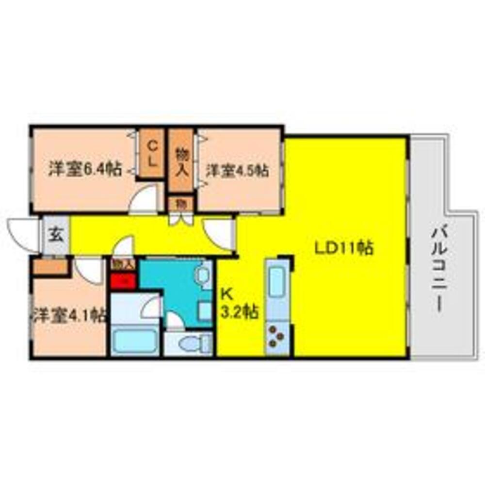 ラグザ大阪レジデンス 大阪府大阪市福島区福島5丁目 (16万円／3LDK／65.25㎡)｜賃貸物件(賃貸マンション・アパート・一戸建て)の住宅情報・お部屋探しならYahoo!不動産