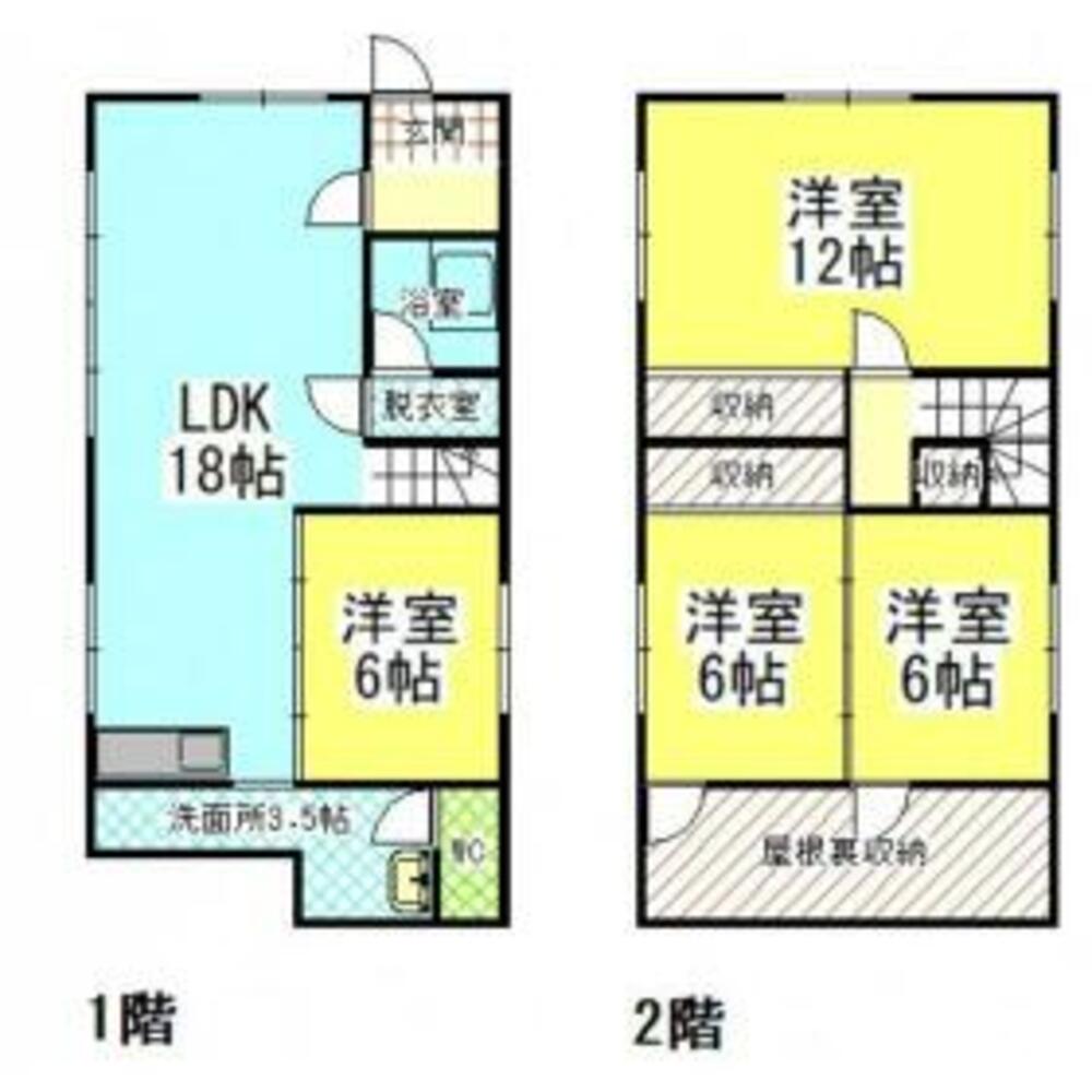 滝川市扇町二丁目 貸家 北海道滝川市扇町2丁目 (3.6万円／4LDK／116.64㎡)｜賃貸物件(賃貸マンション・アパート・一戸建て)の住宅情報・お部屋探しならYahoo!不動産