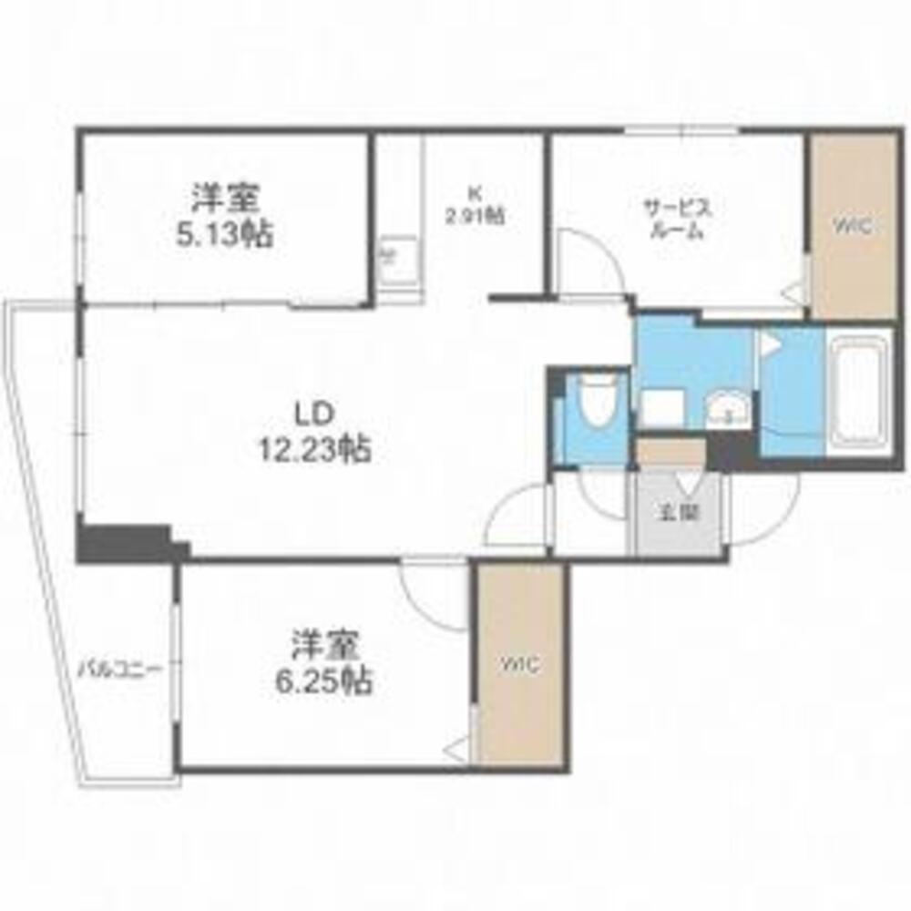 札幌市営地下鉄東西線 円山公園駅 地上5階建て 築4年 北海道札幌市中央区南二条西27丁目 (14.5万円／3LDK (LD12．23・K2．91・洋室5．13・洋室6．25・洋室)／66. ...