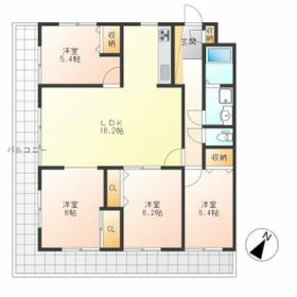 アーバンシティ大岡弐番館 静岡県沼津市大岡 (12万円／4LDK (洋5．4、洋6．2、洋5．4、LDK12．8)／80.28㎡)｜賃貸物件(賃貸マンション・アパート・一戸建て)の住宅情報・お ...