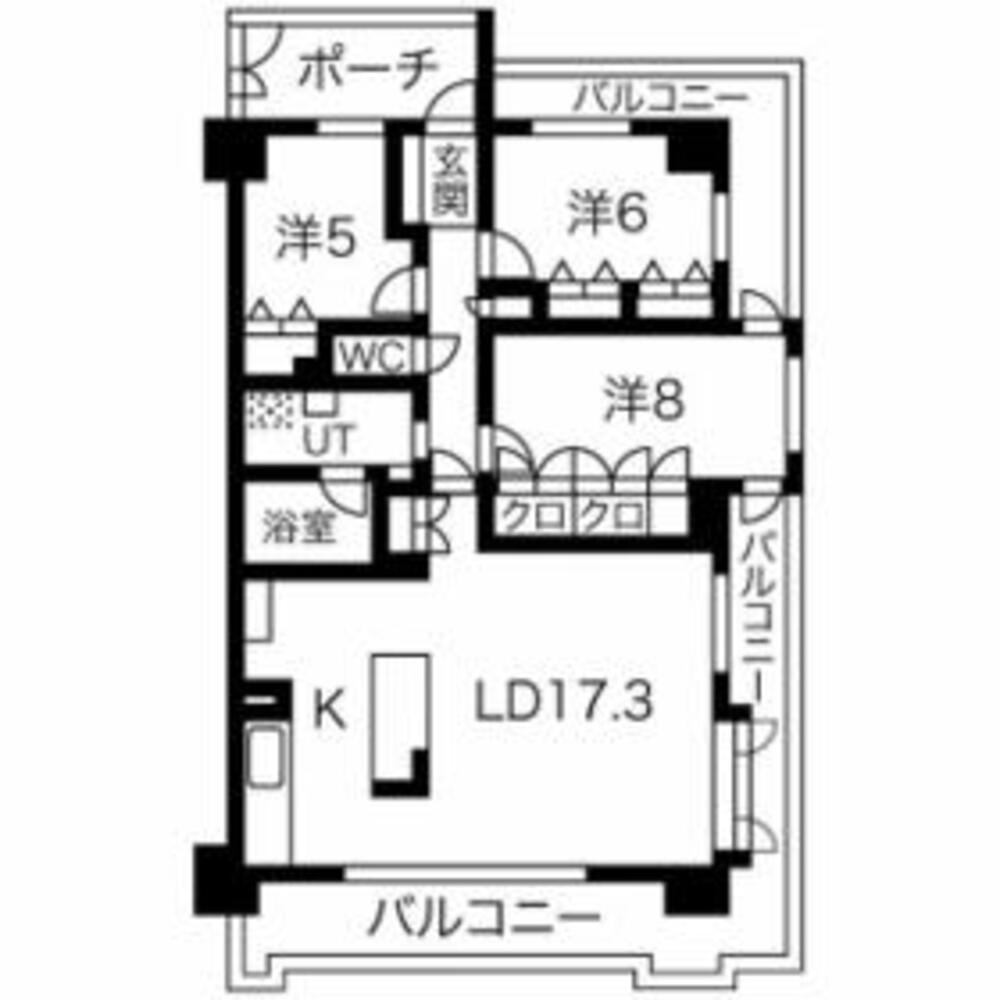 名古屋市営地下鉄桜通線 太閤通駅 地上15階建て 築20年 愛知県名古屋市中村区太閤通3丁目 (15.5万円／3LDK (洋 5・6・8 LDK 17.3)／93.64㎡)｜賃貸物件(賃貸 ...