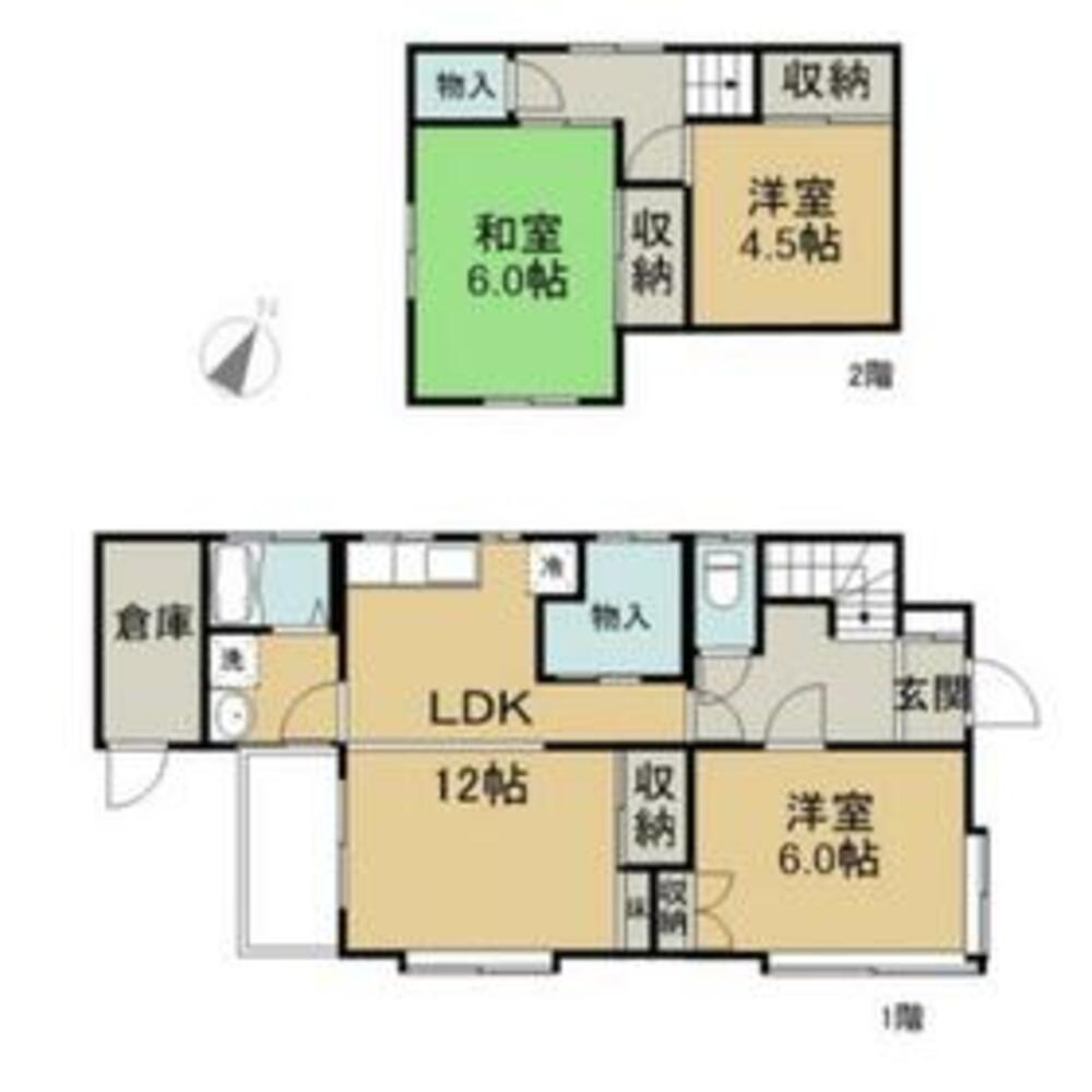 隅田借家 広島県広島市西区古江西町 (9万円／3LDK (LDK12 洋6 洋4．5 和6)／74.42㎡)｜賃貸物件(賃貸マンション・アパート・一戸建て)の住宅情報・お部屋探しならYahoo!不動産