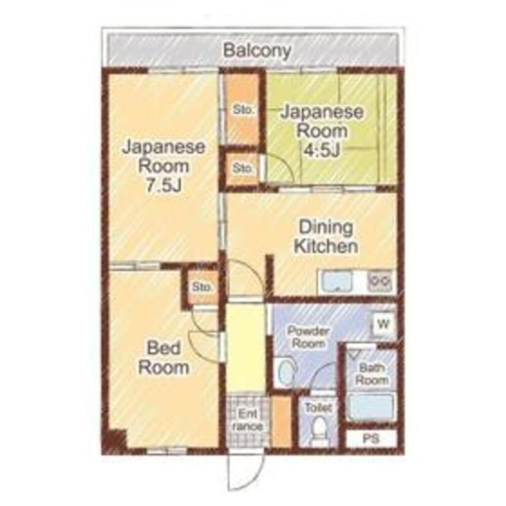 シティ21 大分県大分市萩原4丁目 (5万円／3DK／52.8㎡)｜賃貸物件(賃貸マンション・アパート・一戸建て)の住宅情報・お部屋探しならYahoo!不動産
