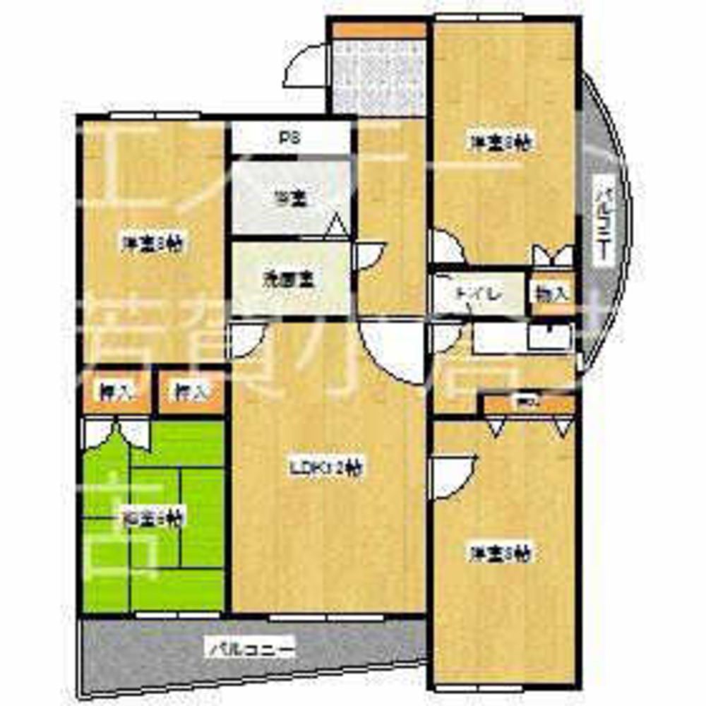 パークサイドYSC 福岡県北九州市小倉北区下到津4丁目 (8.7万円／4LDK／89.55㎡)｜賃貸物件(賃貸マンション・アパート・一戸建て)の住宅情報・お部屋探しならYahoo!不動産