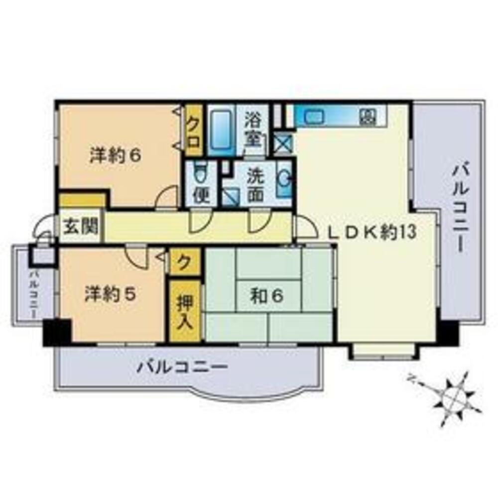 ロマネスク箱崎タワーホームズN棟 福岡県福岡市東区社領1丁目 (7.2万円／3LDK (LDK 13/洋室 6/洋室 5/和室 6)／64.91㎡)｜賃貸物件(賃貸マンション・アパート・一戸 ...