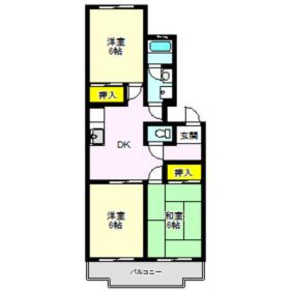 エーユーソフィア 群馬県高崎市江木町 (5.2万円／3DK (DK0 洋室6 洋室6 和室6)／57.35㎡)｜賃貸物件(賃貸マンション・アパート・一戸建て)の住宅情報・お部屋探しなら ...