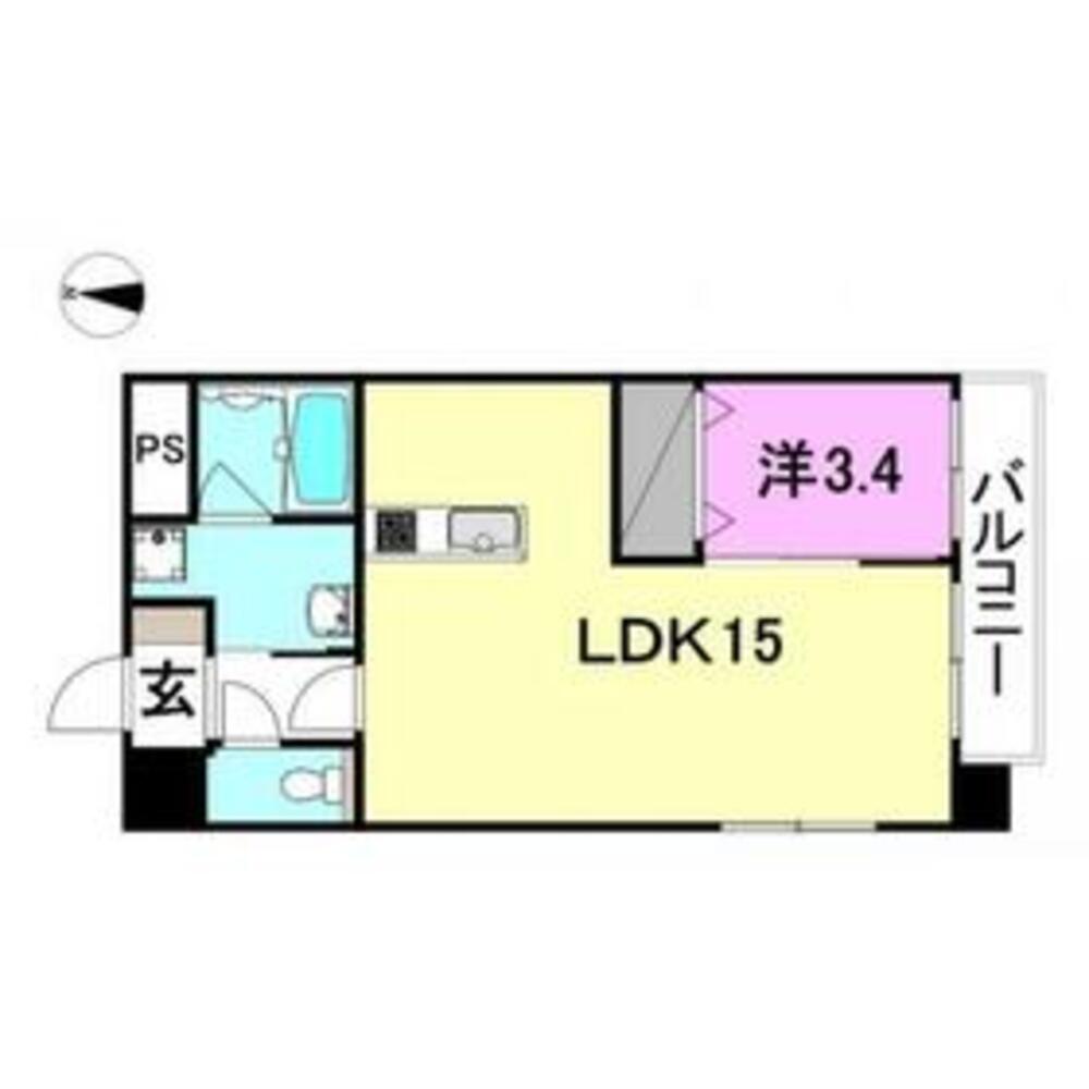メゾンドール平和通 愛媛県松山市平和通3丁目 (7万円／1LDK／44.55㎡)｜賃貸物件(賃貸マンション・アパート・一戸建て)の住宅情報・お部屋探しならYahoo!不動産