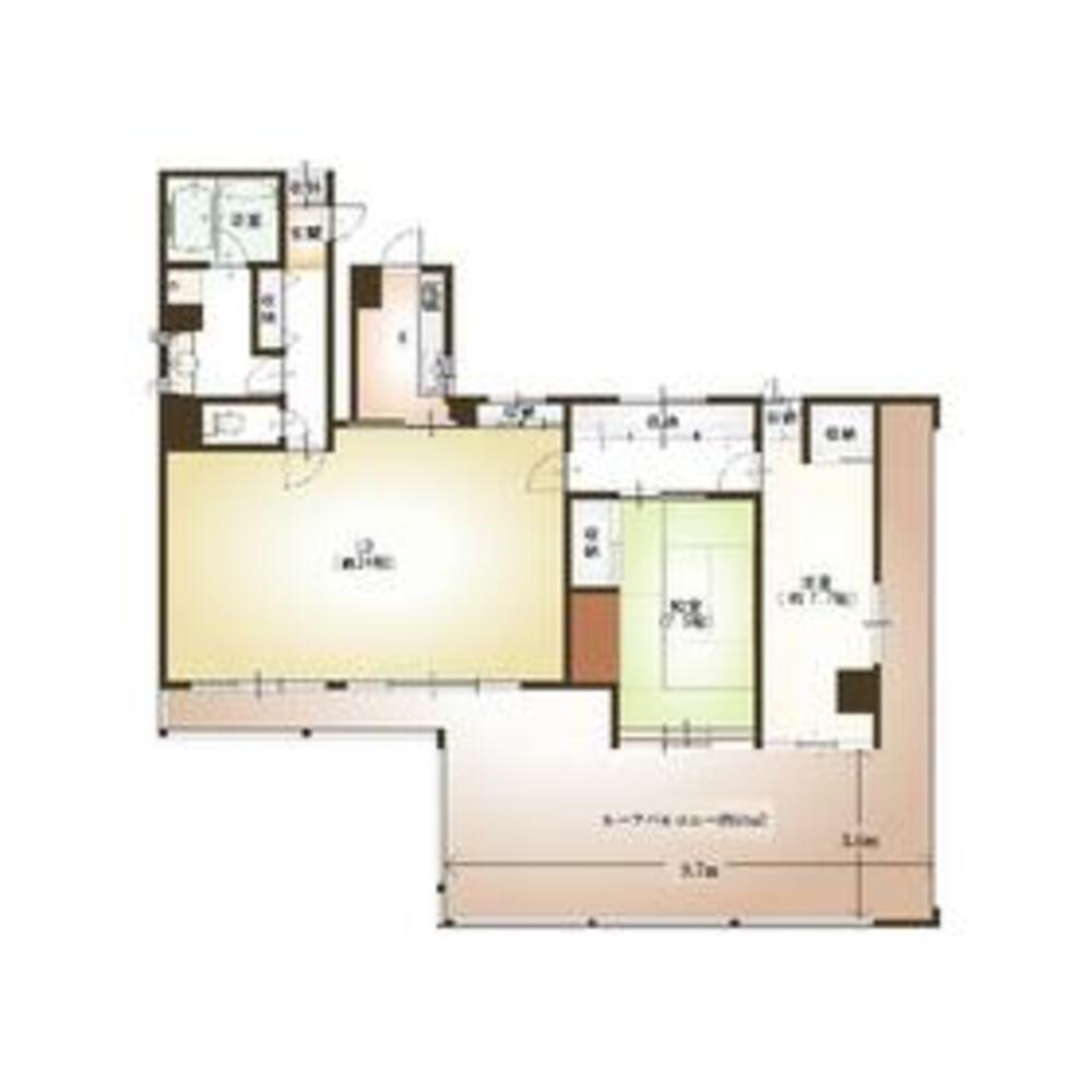 アイリス戸田公園 埼玉県戸田市本町1丁目 (19万円／2LDK (LDK24 洋室7．7 和室7．5)／108.4㎡)｜賃貸物件(賃貸マンション・アパート・一戸建て)の住宅情報・お部屋探しなら ...