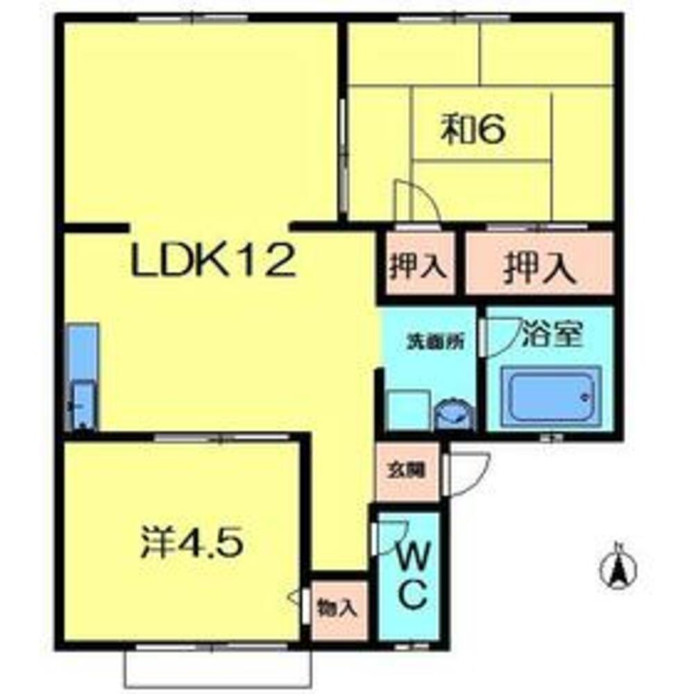 エスパシオ 奈良県北葛城郡上牧町米山台4丁目 (4.5万円／2LDK／47.85㎡)｜賃貸物件(賃貸マンション・アパート・一戸建て)の住宅情報・お部屋探しならYahoo!不動産