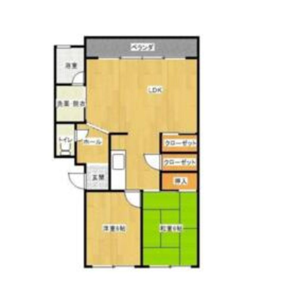 SKレジデンス 福岡県田川市平松町 (5万円／2LDK／66㎡)｜賃貸物件(賃貸マンション・アパート・一戸建て)の住宅情報・お部屋探しならYahoo!不動産