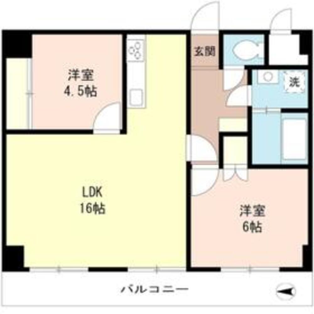 アゼイリアガーデン 埼玉県さいたま市緑区大字大間木 (8.5万円／2LDK (洋室6畳/洋室4．5畳/LDK16畳)／57.6㎡)｜賃貸物件(賃貸マンション・アパート・一戸建て)の住宅情報・お ...