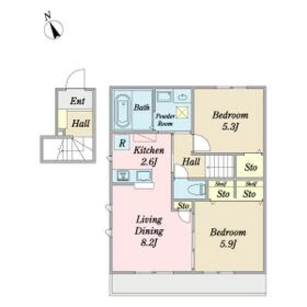 クレールK 神奈川県横浜市都筑区仲町台4丁目 (13.4万円／2LDK／56.18㎡)｜賃貸物件(賃貸マンション・アパート・一戸建て)の住宅情報・お部屋探しならYahoo!不動産