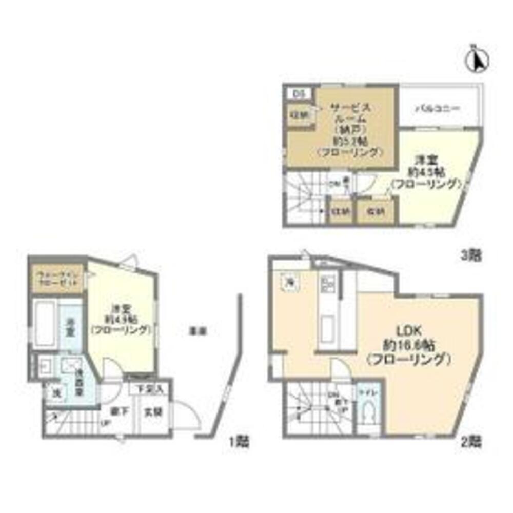 Kolet要町＃08 東京都豊島区要町1丁目 (36万円／2SLDK (洋4．9 LDK16．6 S(納戸)5．2 洋4．5)／78.71㎡)｜賃貸物件(賃貸マンション・アパート・一戸建て)の ...