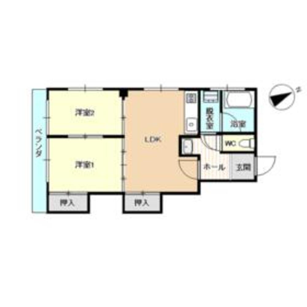 上通センターライトビル 熊本県熊本市中央区南坪井町 (4.8万円／2DK (洋 6・5)／46.52㎡)｜賃貸物件(賃貸マンション・アパート・一戸建て)の住宅情報・お部屋探しならYahoo!不動産