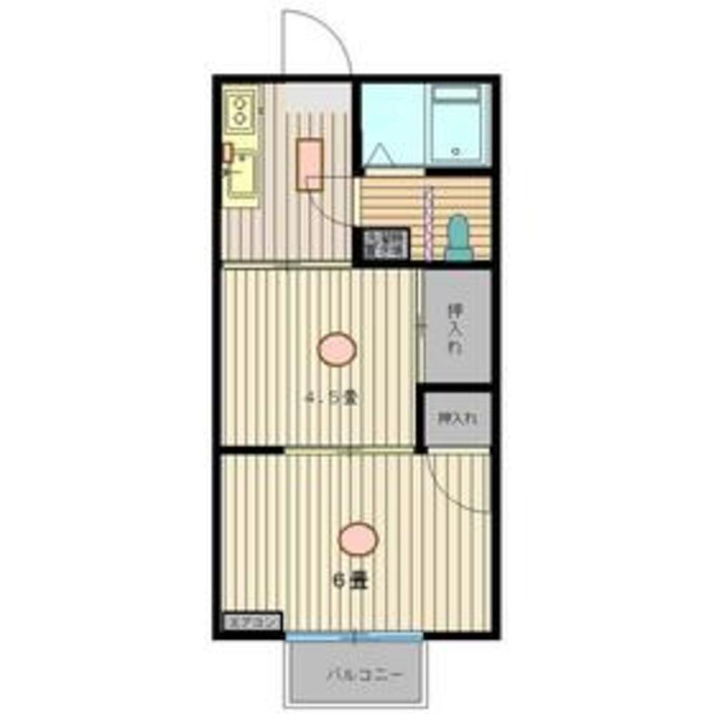 コーポ和好 東京都三鷹市上連雀3丁目 (6.4万円／2K (洋 6・4.5)／29㎡)｜賃貸物件(賃貸マンション・アパート・一戸建て)の住宅 ...