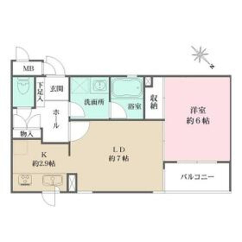 藤和シティコープ桜新町 東京都世田谷区用賀3丁目 (12.8万円／1LDK (LD7 K2．9 和室6)／40.62㎡)｜賃貸物件(賃貸マンション・アパート・一戸建て)の住宅情報・お部屋探し ...