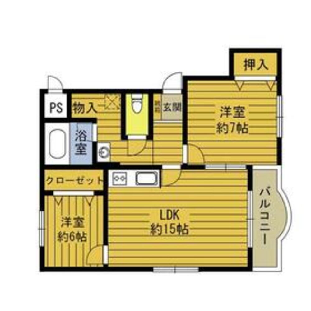 サン・ヒーローマンション青山 大分県別府市青山町 (6万円／2LDK (6．6/5．7/14．5K)／63.01㎡)｜賃貸物件(賃貸マンション・アパート・一戸建て)の住宅情報・お部屋探しなら ...