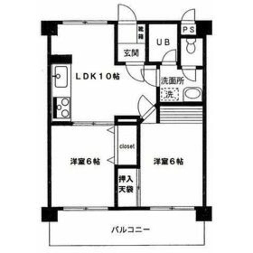 グランシェソワ 東京都西東京市保谷町6丁目 (8.9万円／2LDK (LDK10、洋6×2)／68.04㎡)｜賃貸物件(賃貸マンション・アパート・一戸建て)の住宅情報・お部屋探しならYahoo!不動産