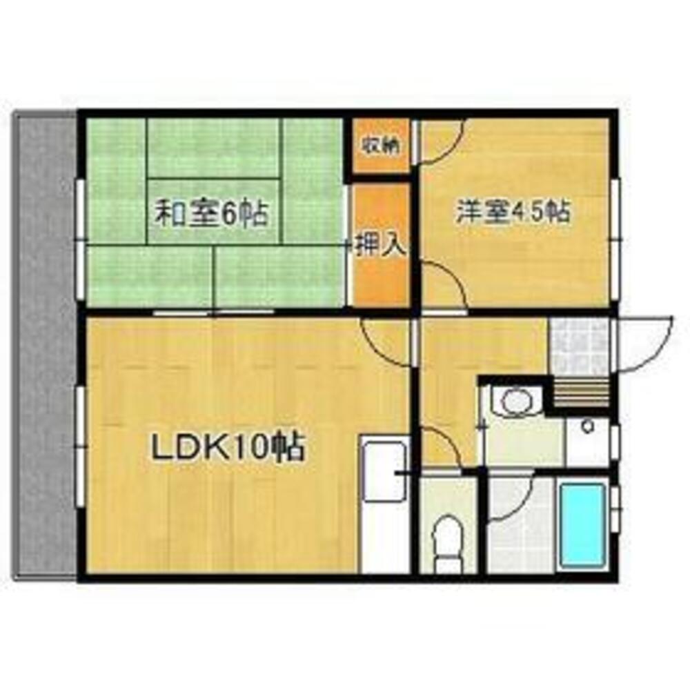 ウェルフェアコート 福岡県福岡市早良区昭代3丁目 (6.2万円／2LDK／46.37㎡)｜賃貸物件(賃貸マンション・アパート・一戸建て)の住宅情報・お部屋探しならYahoo!不動産