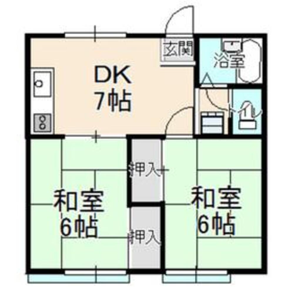 ストリーム築地 山口県周南市大字久米 (3.7万円／2DK (DK7 和6 和6)／40.57㎡)｜賃貸物件(賃貸マンション・アパート・一戸建て)の住宅情報・お部屋探しならYahoo!不動産