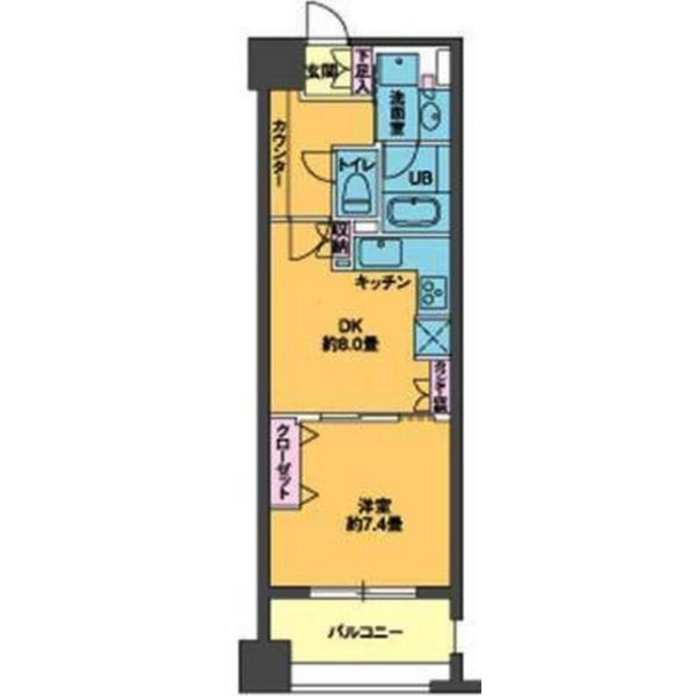東京メトロ半蔵門線 水天宮前駅 地上12階建て 築19年 東京都中央区日本橋箱崎町 (16.7万円／1LDK (LDK8/洋7．4)／41.23㎡)｜賃貸物件(賃貸マンション・アパート・一戸 ...