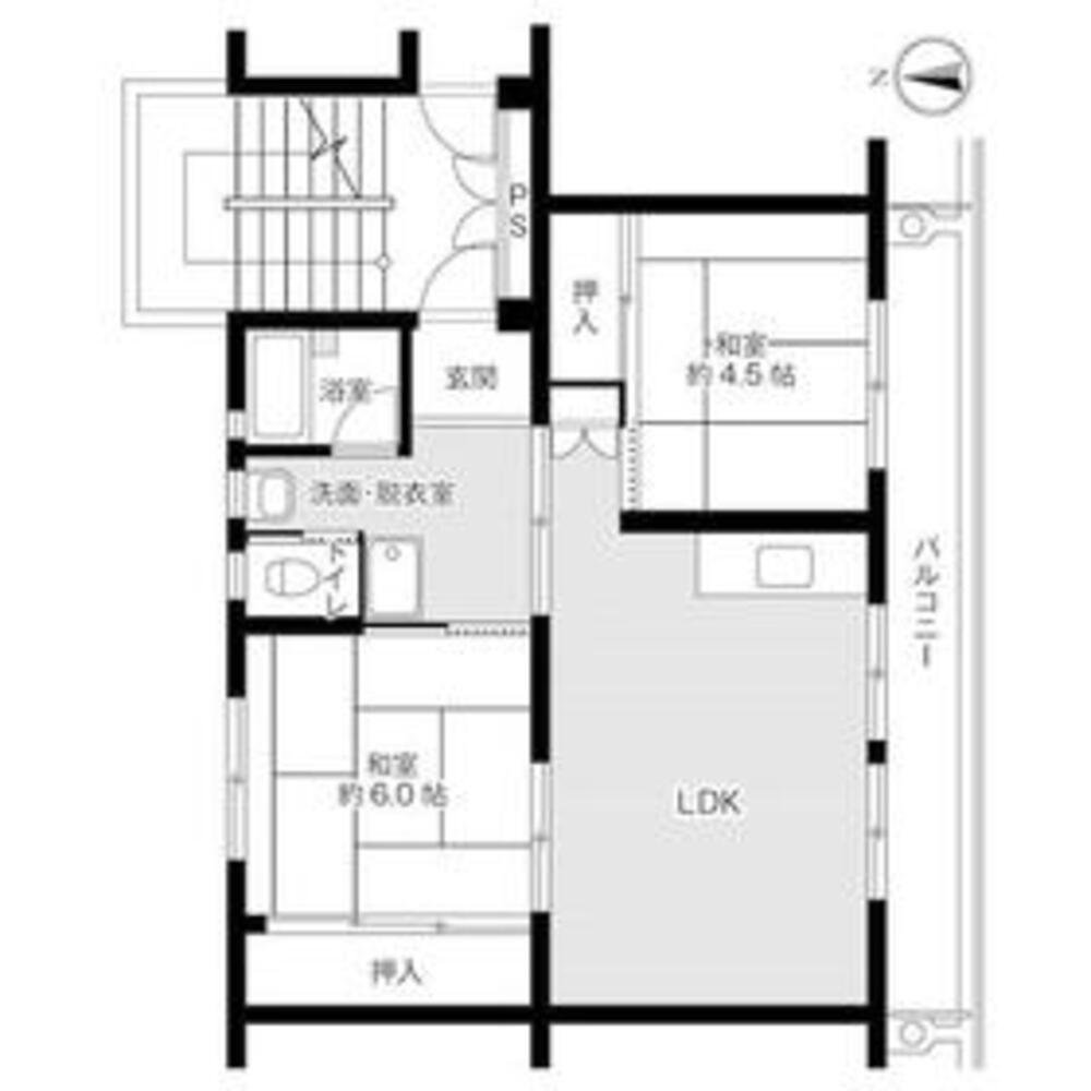 ビレッジハウス結城第二2号棟 茨城県結城市大字鹿窪 (4.2万円／2LDK／53.96㎡)｜賃貸物件(賃貸マンション・アパート・一戸建て)の住宅情報・お部屋探しならYahoo!不動産