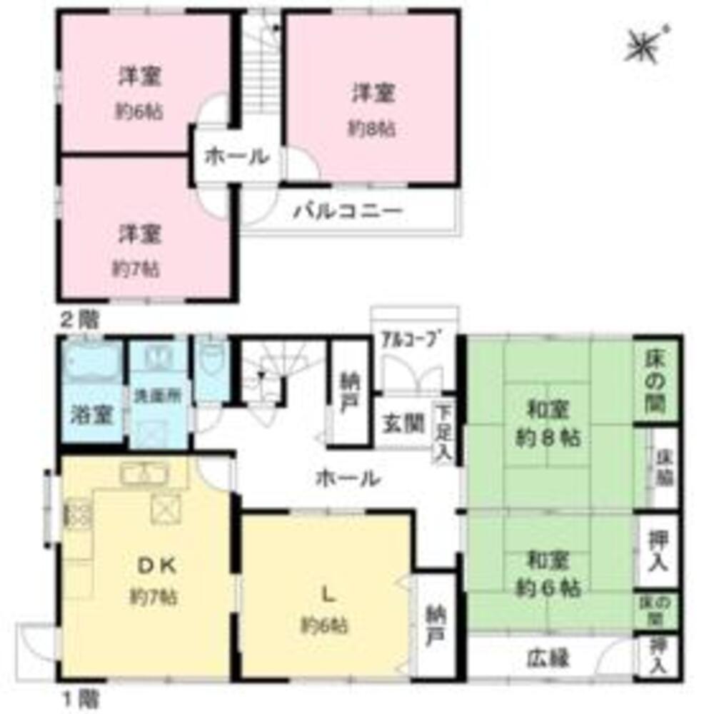 中央本線（JR東日本） 塩尻駅 地上2階建て 築32年 長野県東筑摩郡朝日村大字西洗馬 (13.4万円／5LDK／135.54㎡)｜賃貸物件(賃貸マンション・アパート・一戸建て)の住宅情報・お ...