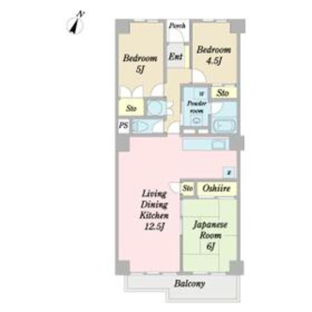 サニーハウス行徳 千葉県市川市福栄2丁目 (10.7万円／3LDK (LDK12．5 洋室6 洋室5 和室4．5)／70.4㎡)｜賃貸物件(賃貸マンション・アパート・一戸建て)の住宅情報・お ...