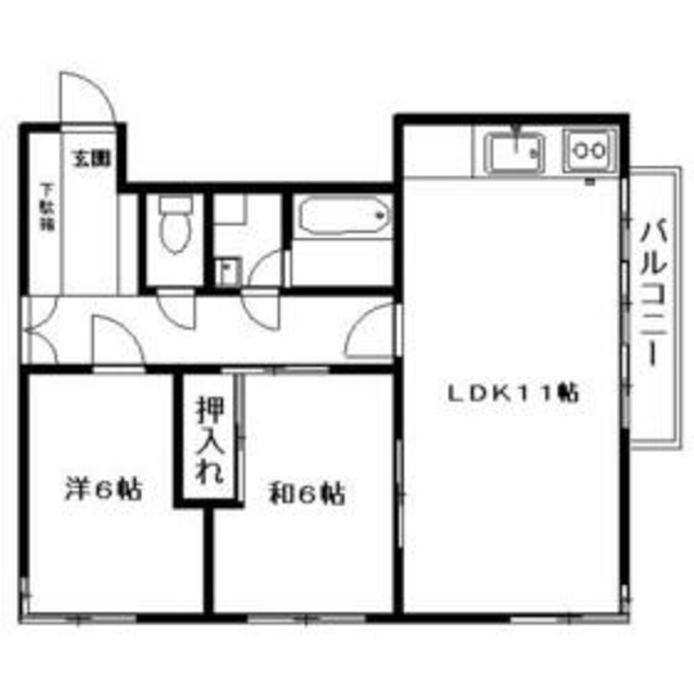 東急池上線 長原駅 地上5階建て 築40年 東京都大田区中馬込1丁目 (10.5万円／2LDK (和 6 洋 6 LDK 11)／54.97㎡)｜賃貸物件(賃貸マンション・アパート・一戸建て ...