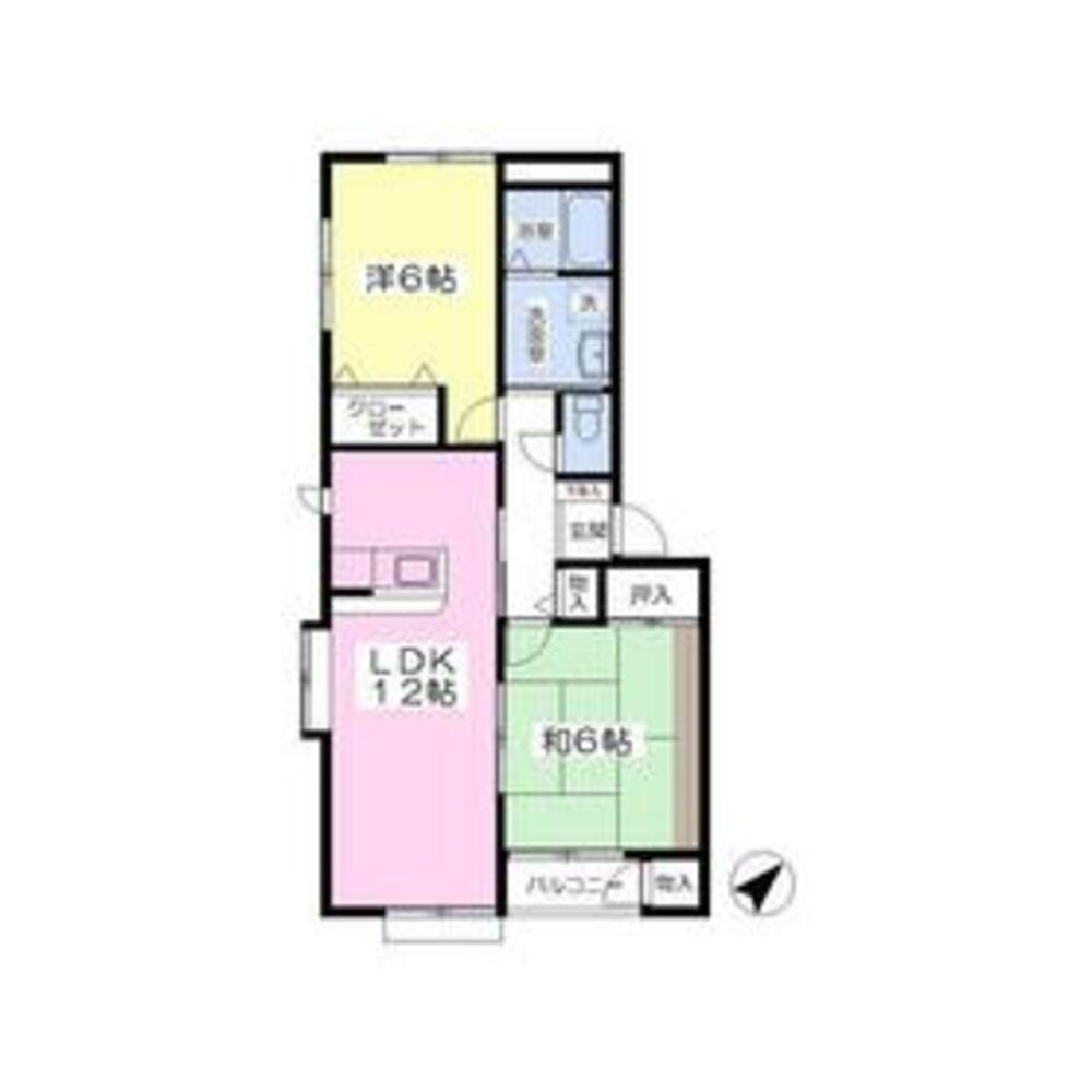 グラン・シャリオ 宮城県多賀城市八幡4丁目 (6.4万円／2LDK／57.13㎡)｜賃貸物件(賃貸マンション・アパート・一戸建て)の住宅情報・お部屋探しならYahoo!不動産